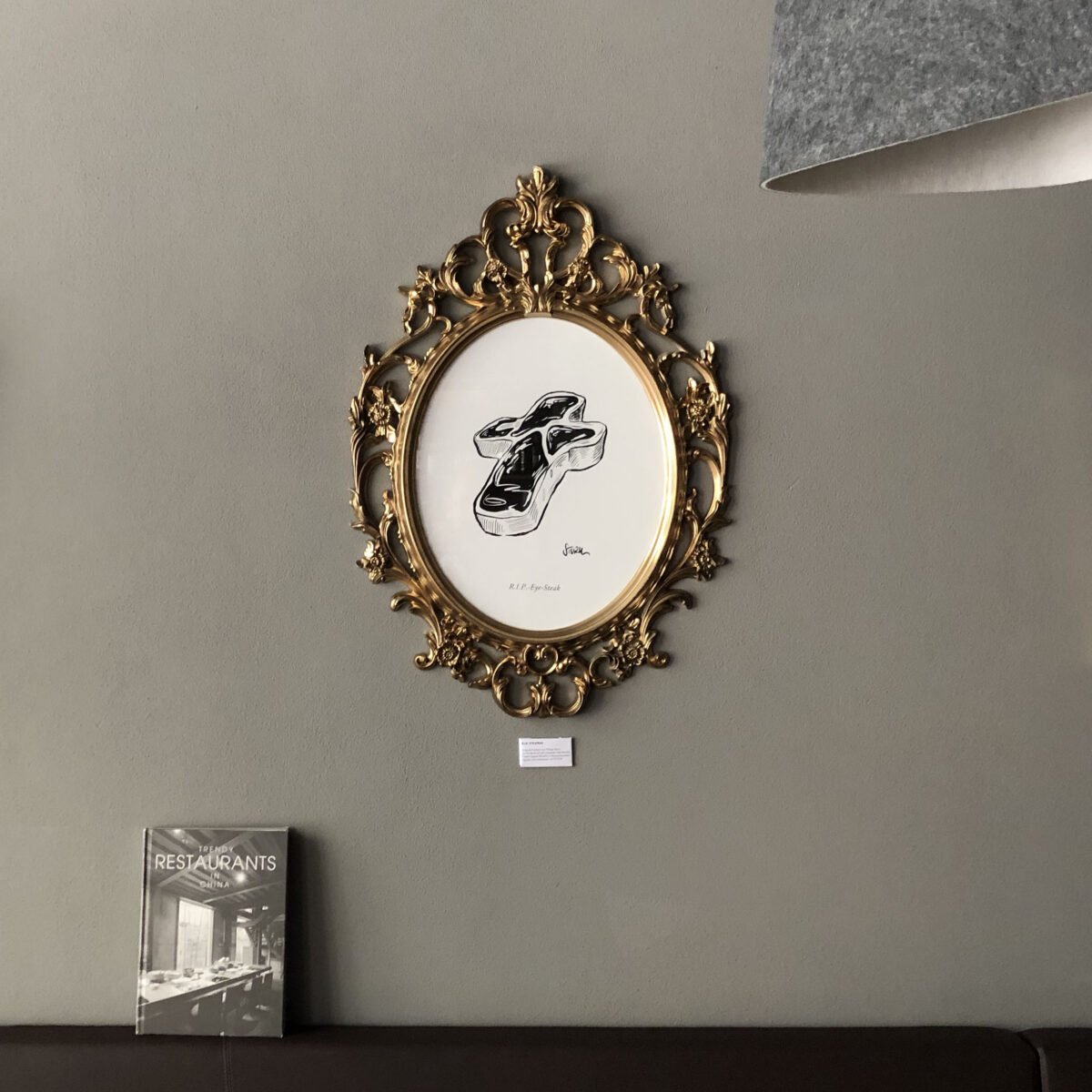 R.I.P.-Eye-Steak - Cartoon von Philipp Sturm